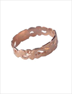 Pink Rose Gold Toe Rings – www.ToeRings.com