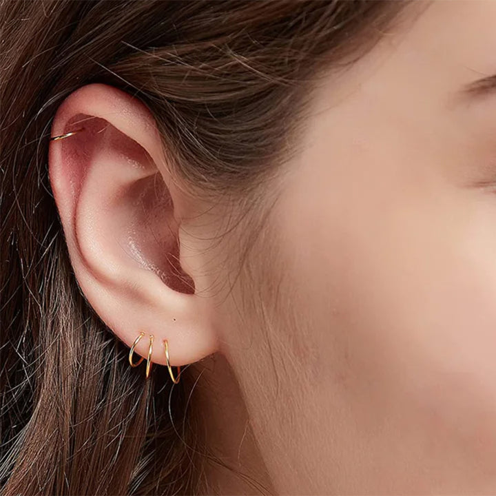 Baby Hoop Earrings – www.ToeRings.com
