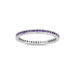 CZ Micro Eternity Colorful Gemstone Toe Ring – www.ToeRings.com