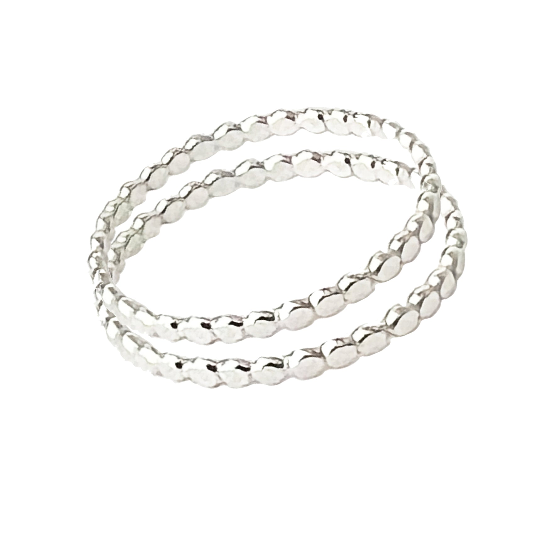 Mini Flat Bee Stack Toe Rings – www.ToeRings.com