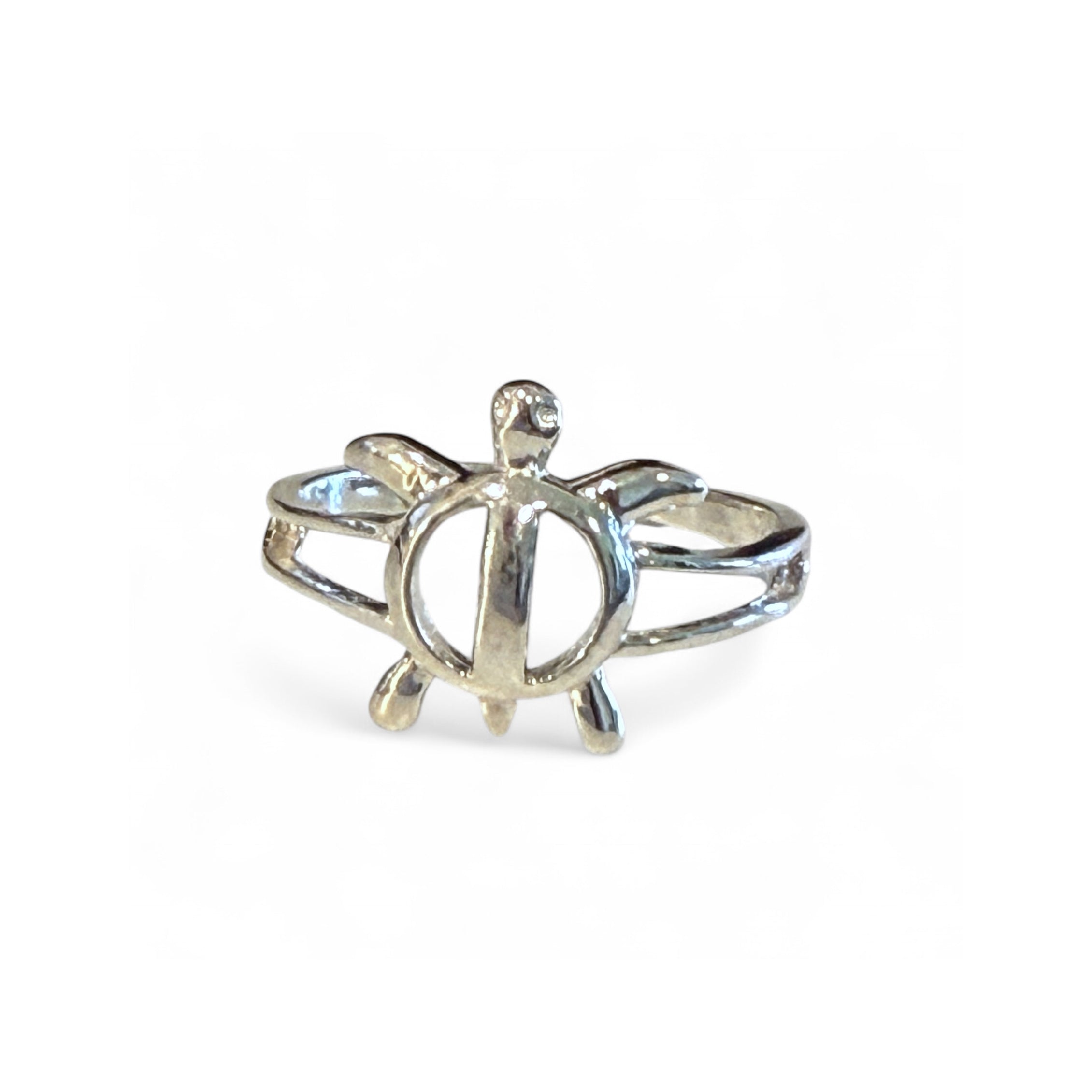 Honu Hawaiian Turtle Sterling Adj Toe Ring – www.ToeRings.com