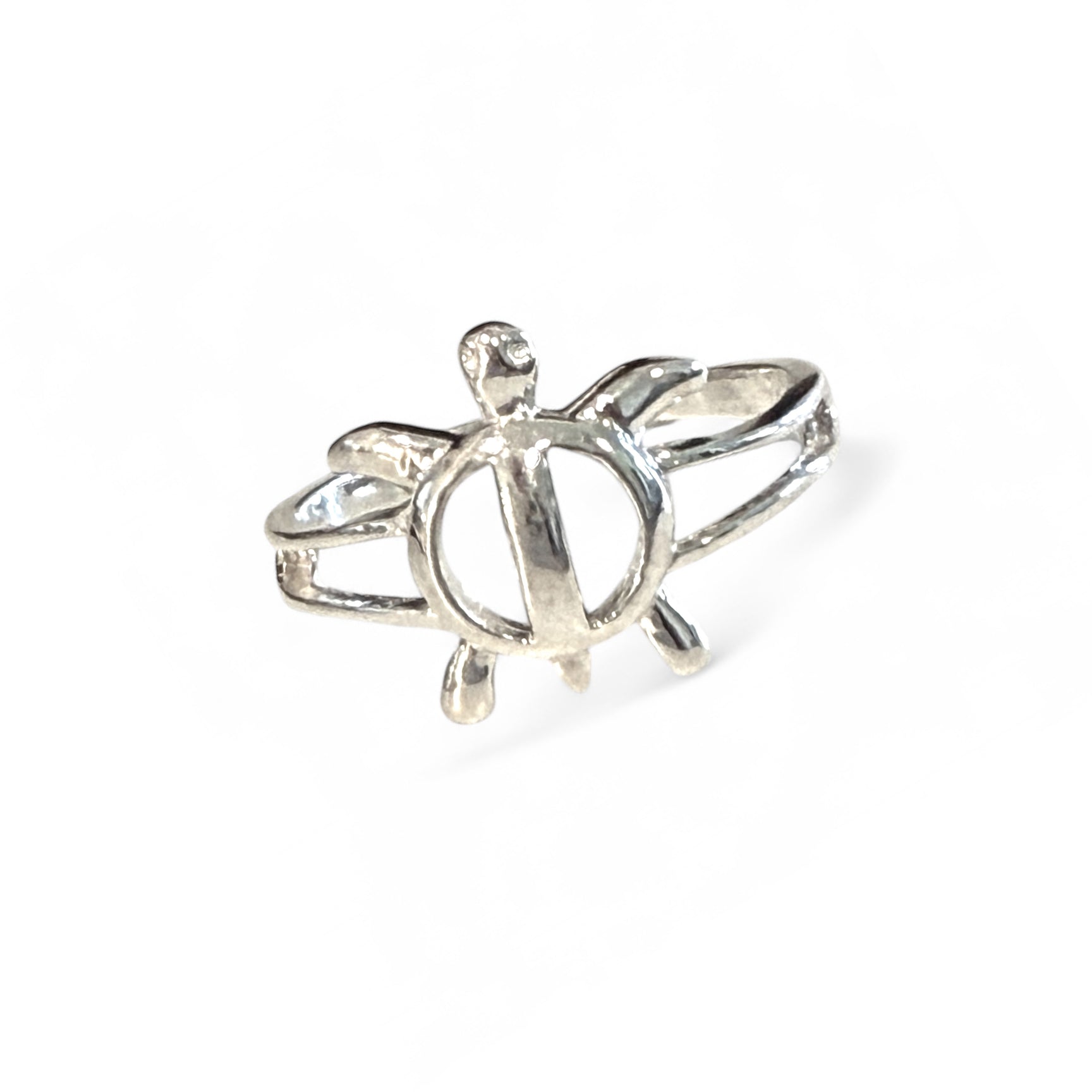 Honu Hawaiian Turtle Sterling Adj Toe Ring – www.ToeRings.com