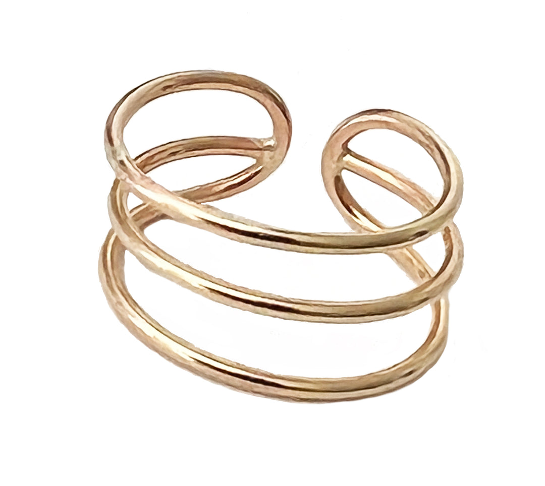 Three Arch Adj Toe Ring – www.ToeRings.com