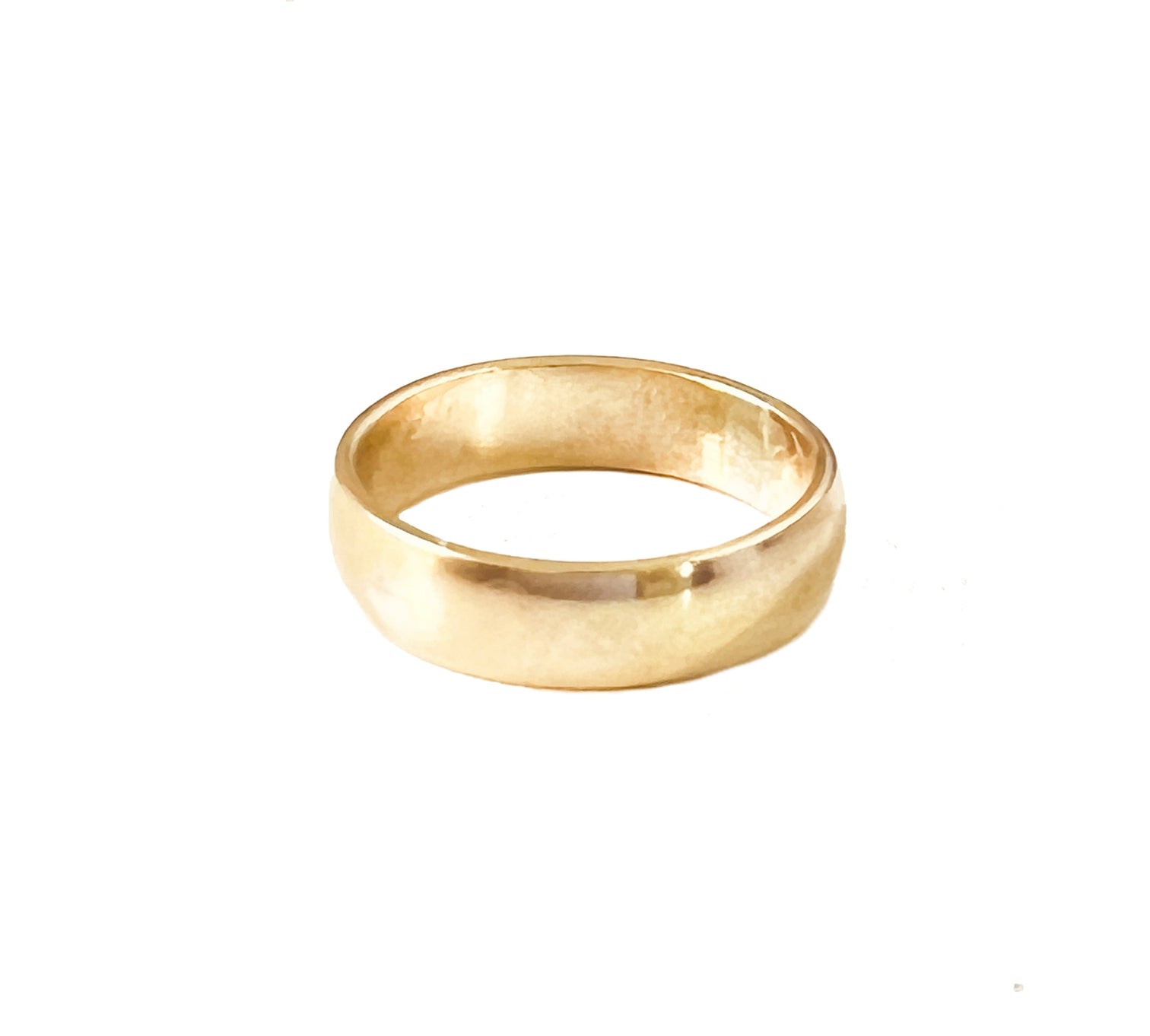 5mm Bold Gold Toe Ring – www.ToeRings.com