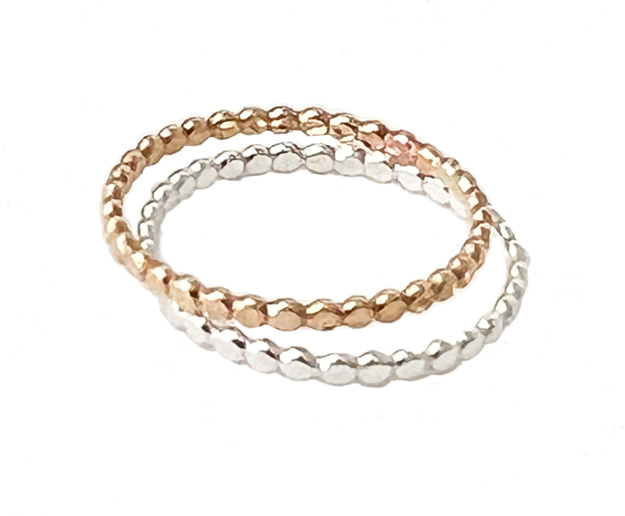 Mini Flat Bee Stack Toe Rings – www.ToeRings.com