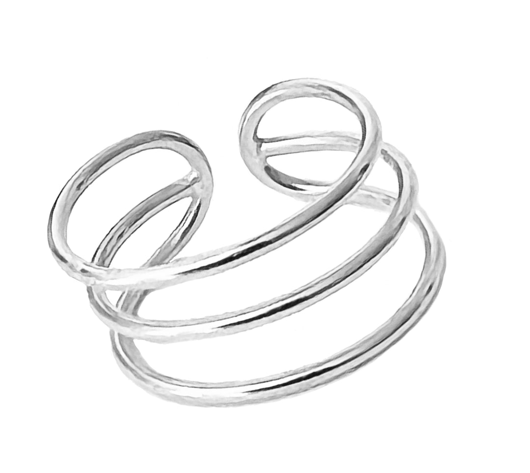 Three Arch Adj Toe Ring – www.ToeRings.com